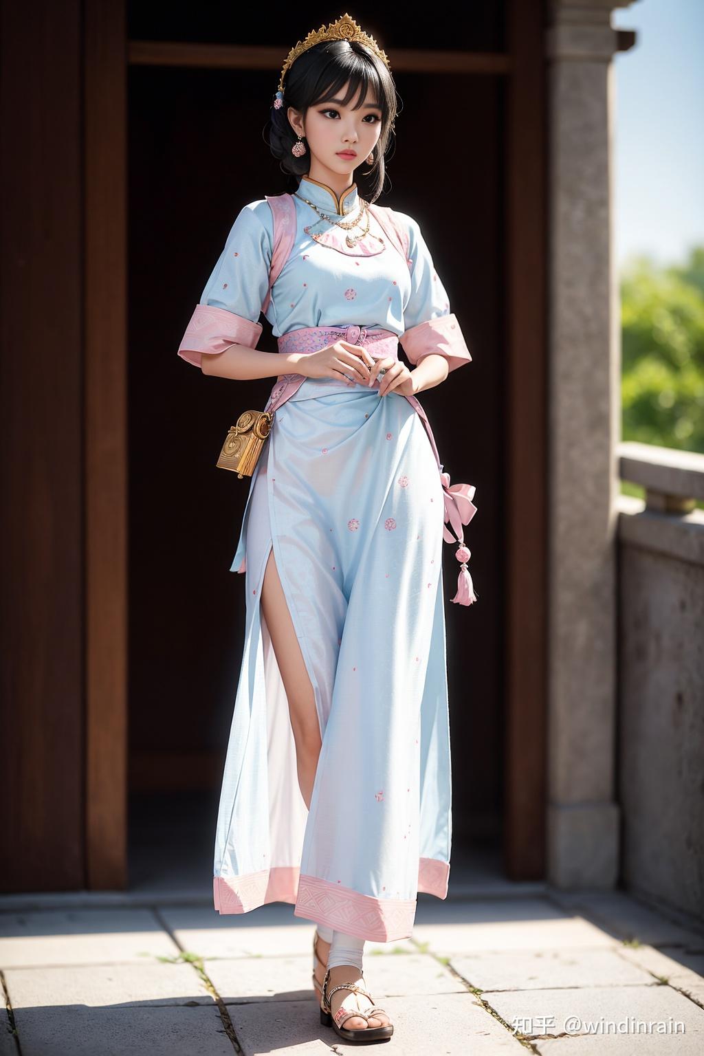 Stable Diffusion 与时装设计 - 美丽的长裙 - 知乎