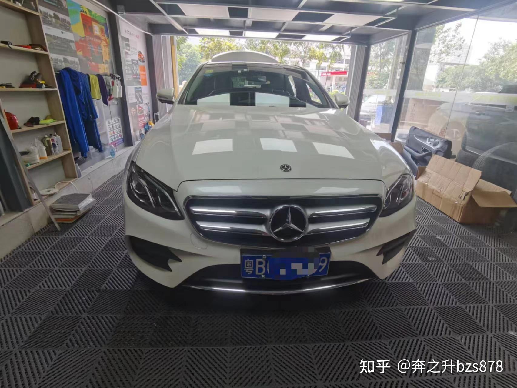 17款奔驰E300升级23p智能驾驶辅助，抬头显示HUD施工案例 - 知乎