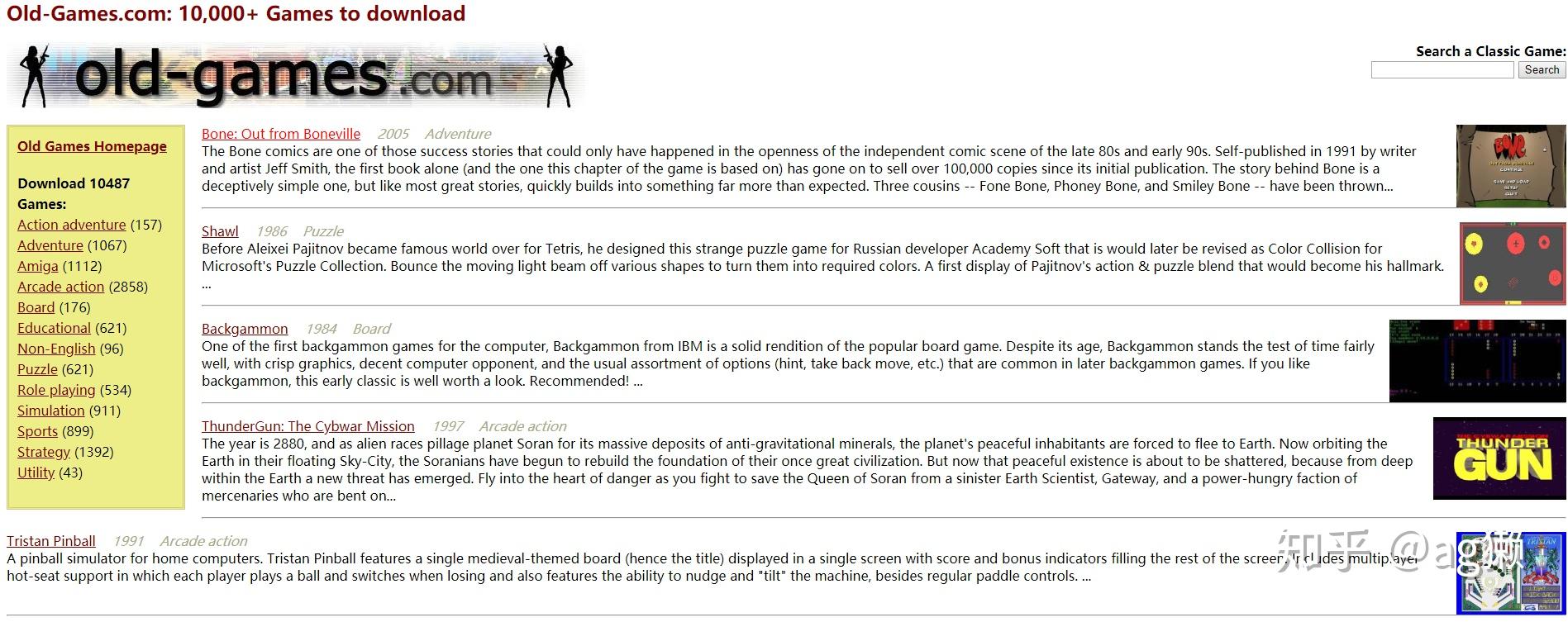 【网站推荐】老游戏网（Old-games.com） - 知乎