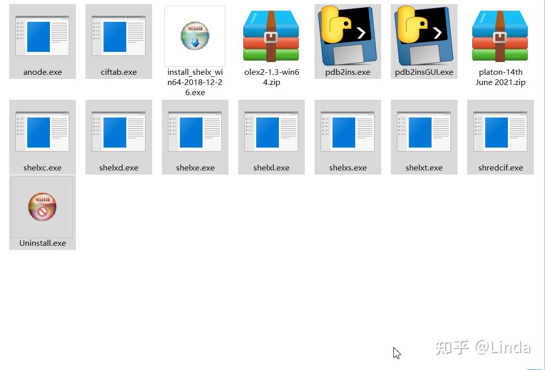 Olex2 - 1.3 配置 shelx 和platon - 知乎