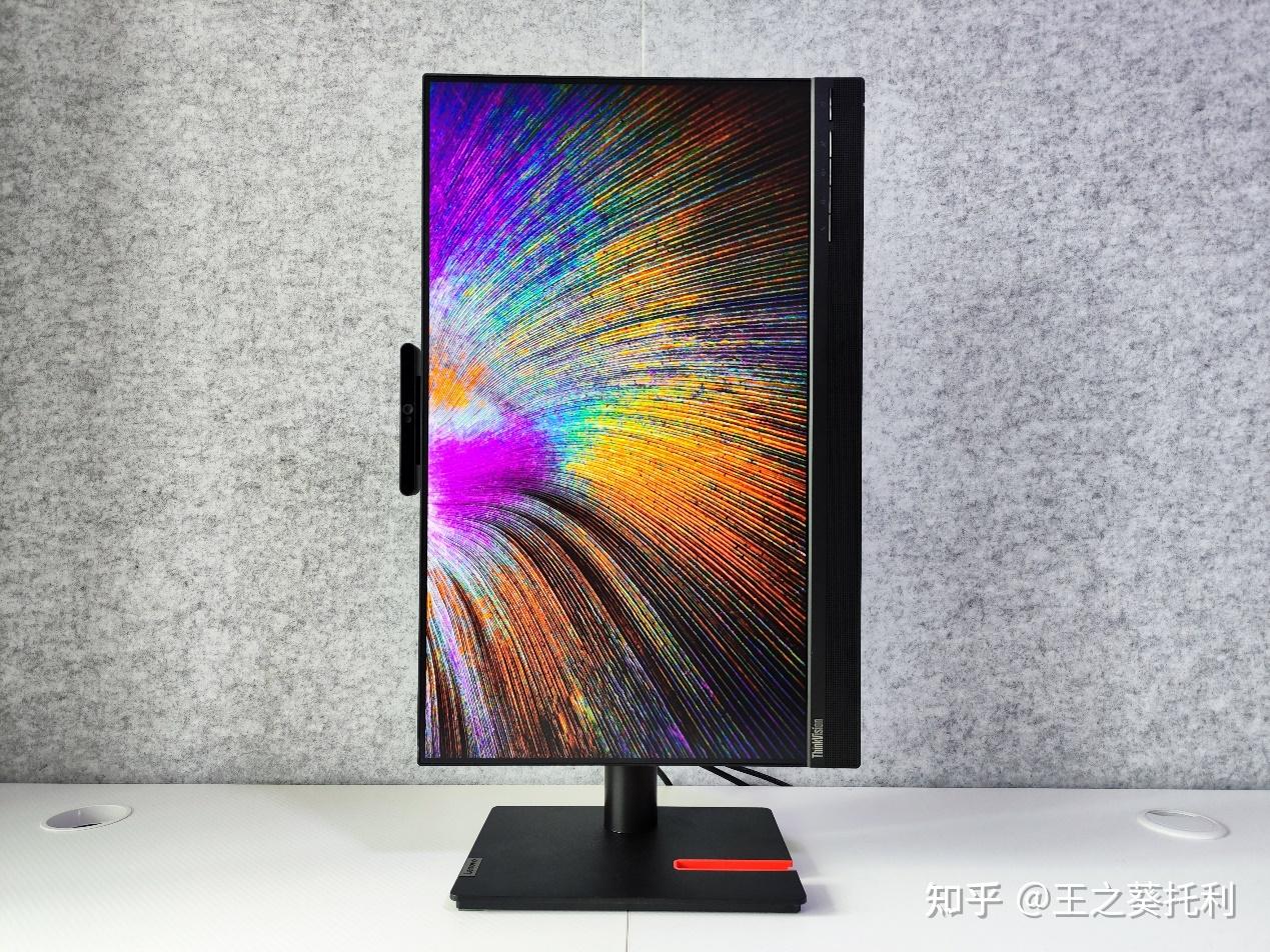 24英寸办公显示器推荐：联想ThinkVision T24v-30上手体验及测评，拥有一台带有摄像头的显示器是一种什么体验？ - 知乎