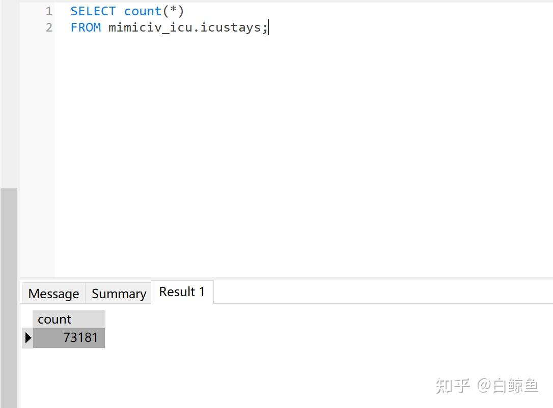 MIMIC数据库，常用查询指令SQL基础(二) - 知乎