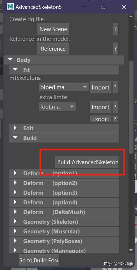 在Maya中将其他绑定好的模型添加ADV插件的控制器 - 知乎