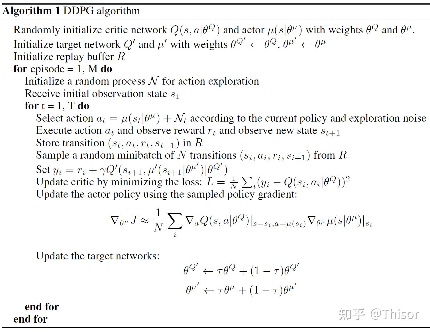 [6.RL_THEORY_ddpg_6] 使用深度强化学习进行连续控制 - 知乎