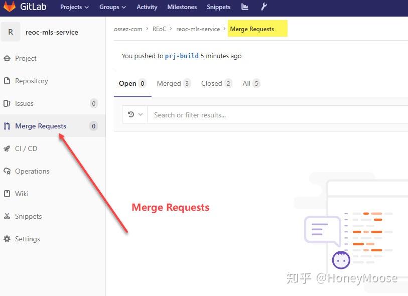 GitLab 如何在 Web 界面中 Merge branch - 知乎