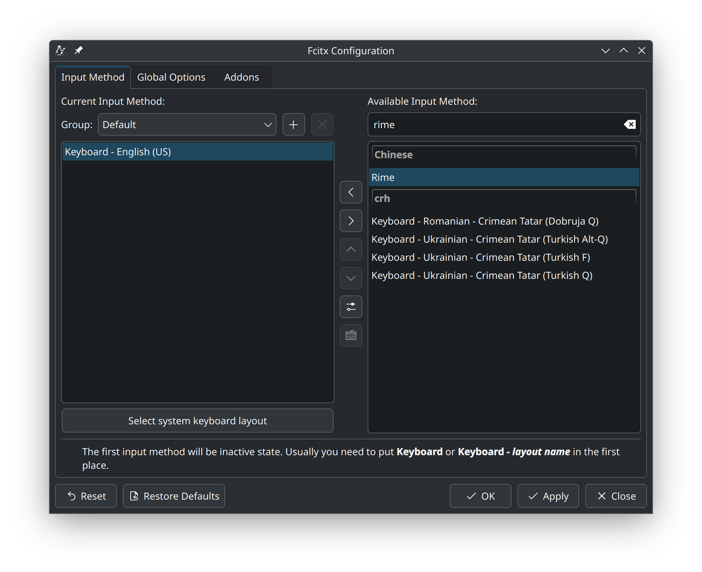 Fedora KDE 安装 fcitx5 和 rime-ice 方案 - 知乎