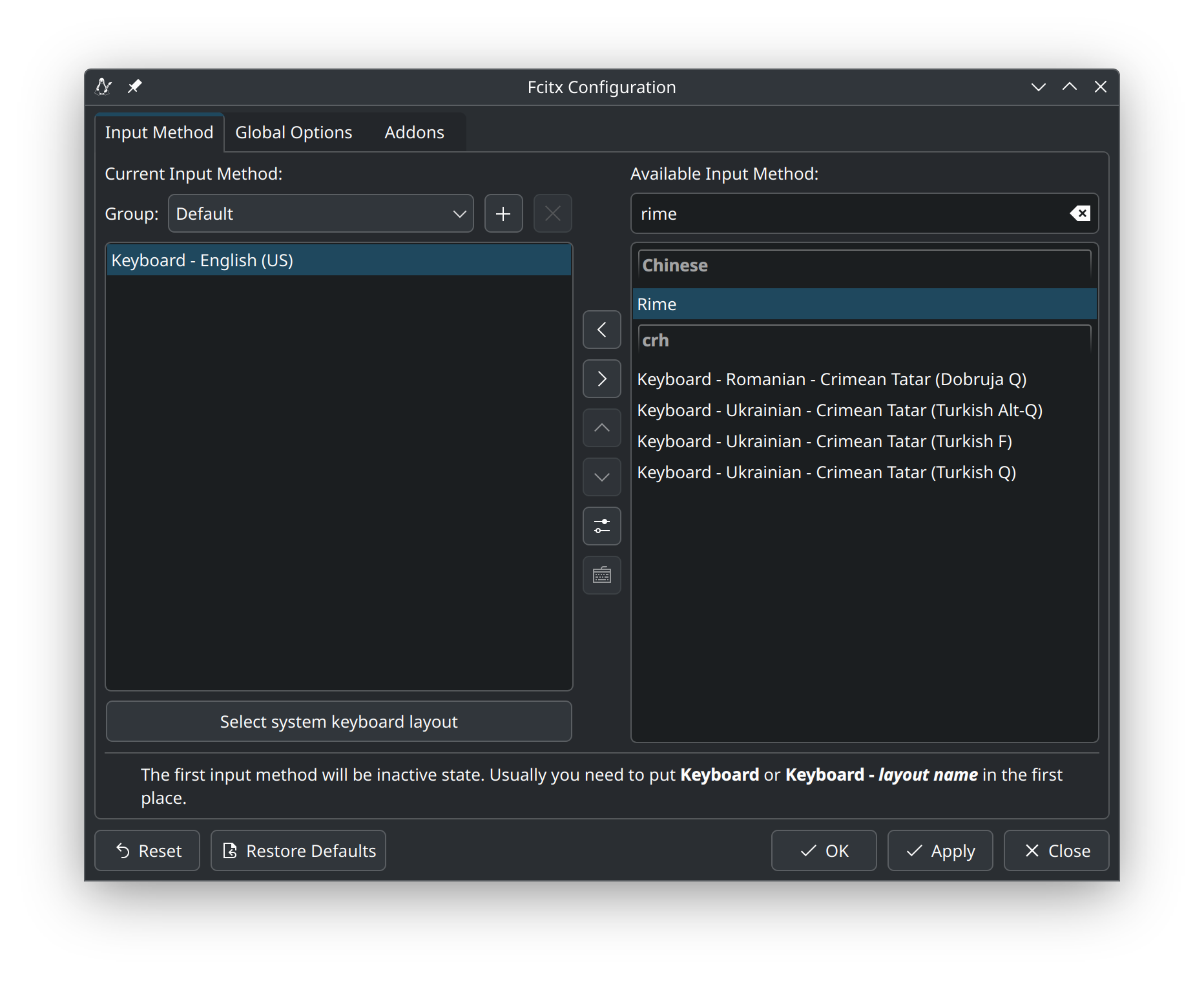 Fedora KDE 安装 fcitx5 和 rime-ice 方案 - 知乎