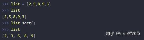 python list排序的两种方法及实例讲解 - 知乎