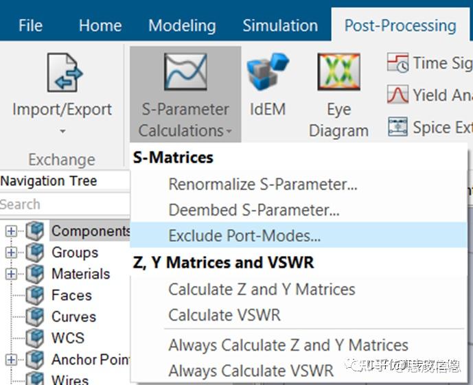 CST软件如何计算和导出部分模式的S参数 - 知乎