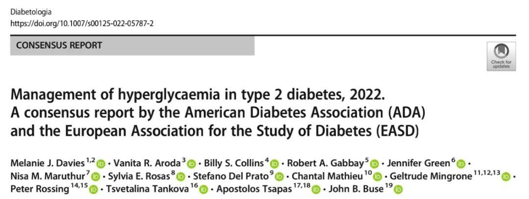 共识解读｜ADA/EASD 2型糖尿病高血糖管理共识重磅发布，新增CGM相关推荐引人关注 - 知乎