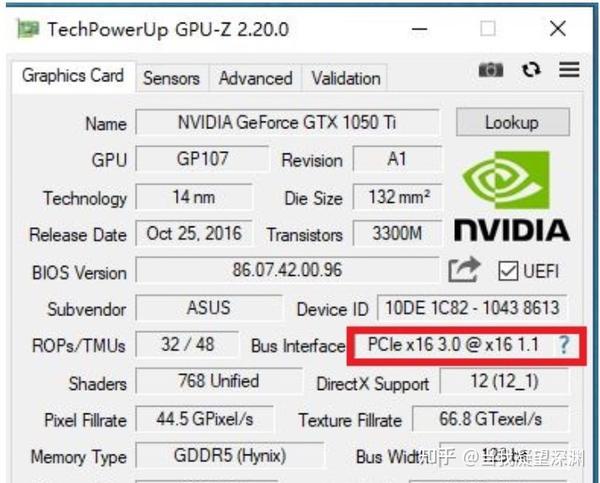 如何确认显示卡的PCIe运行模式？ - 知乎