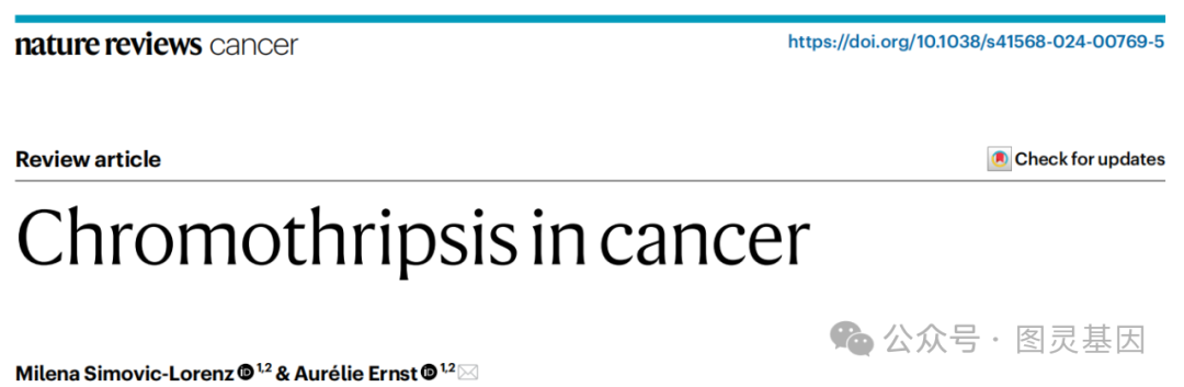 Nat Rev ｜ 染色体灾难：深入探索癌症中的Chromothripsis现象及其治疗潜力 - 知乎