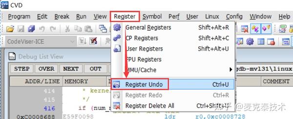 Codeviser仿真器的特殊功能设置和使用 - 知乎