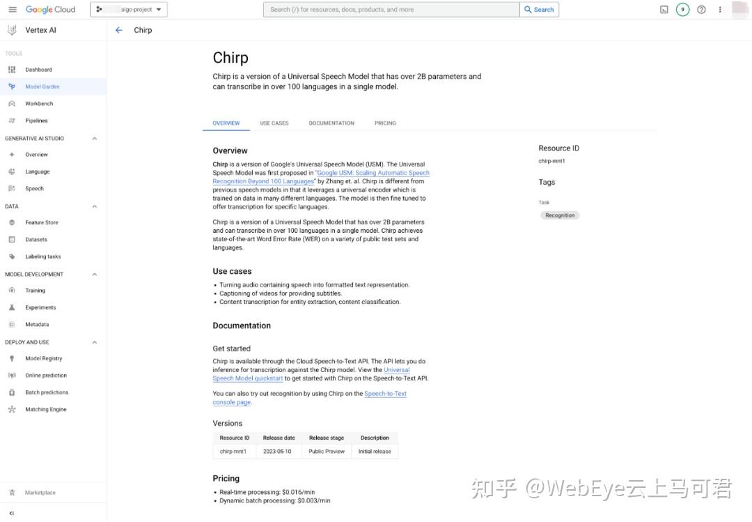 Google Speech API 比以往更强大 | Chirp 大模型能力使工作更轻松 - 知乎