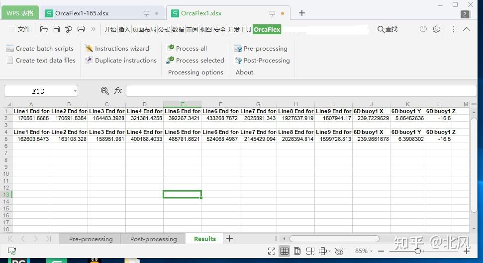 orcaflex批处理电子表格spreadsheet - 知乎