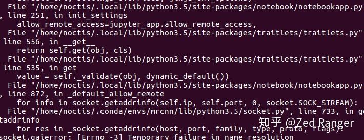 [jupyter启动异常] [Errno -2] Name or service not known - 知乎