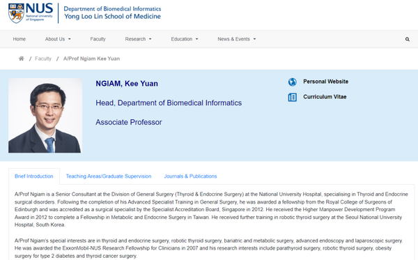 新加坡国立大学NUS生物医学信息学硕士项目MSc in Biomedical Informatics怎么样？ - 知乎