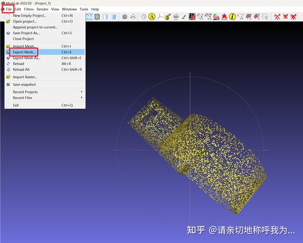 MeshLab点云采样 - 知乎
