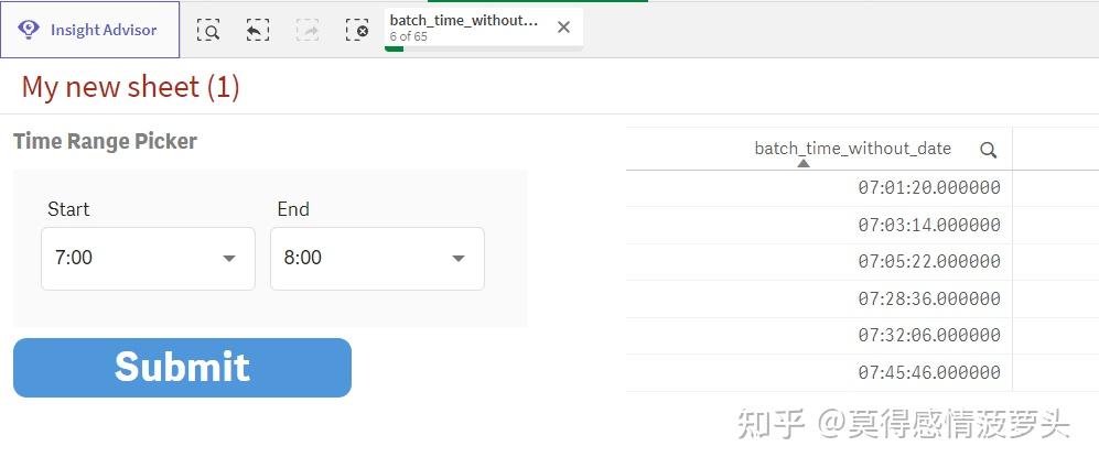 【Qlik Sense 实践】- Select time range - 知乎