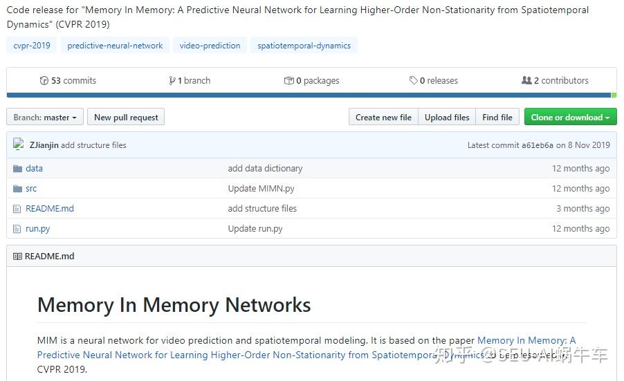 【时空序列预测第五篇】时空序列预测模型之Memory In Memory（学习高阶非平稳特征信息，MIM） - 知乎