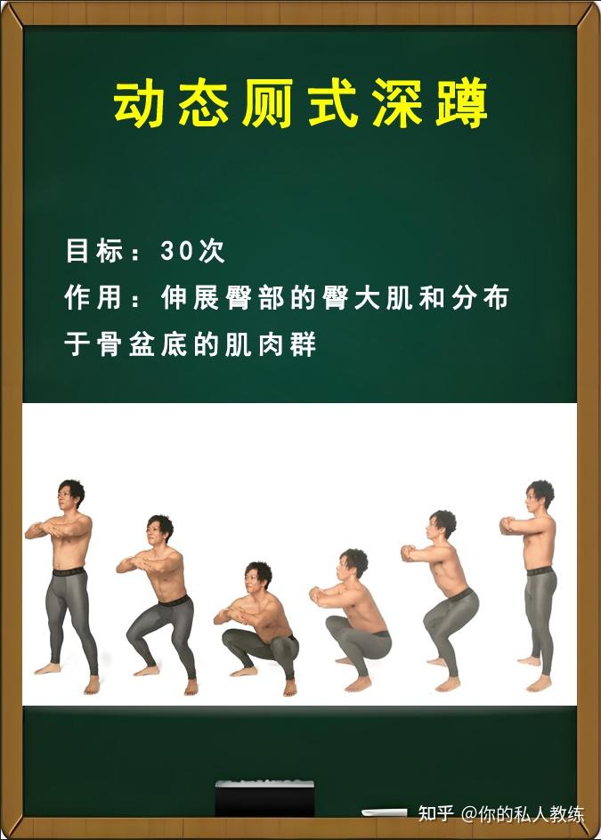 跟着清水教练学习提升自己→厕式深蹲 知乎
