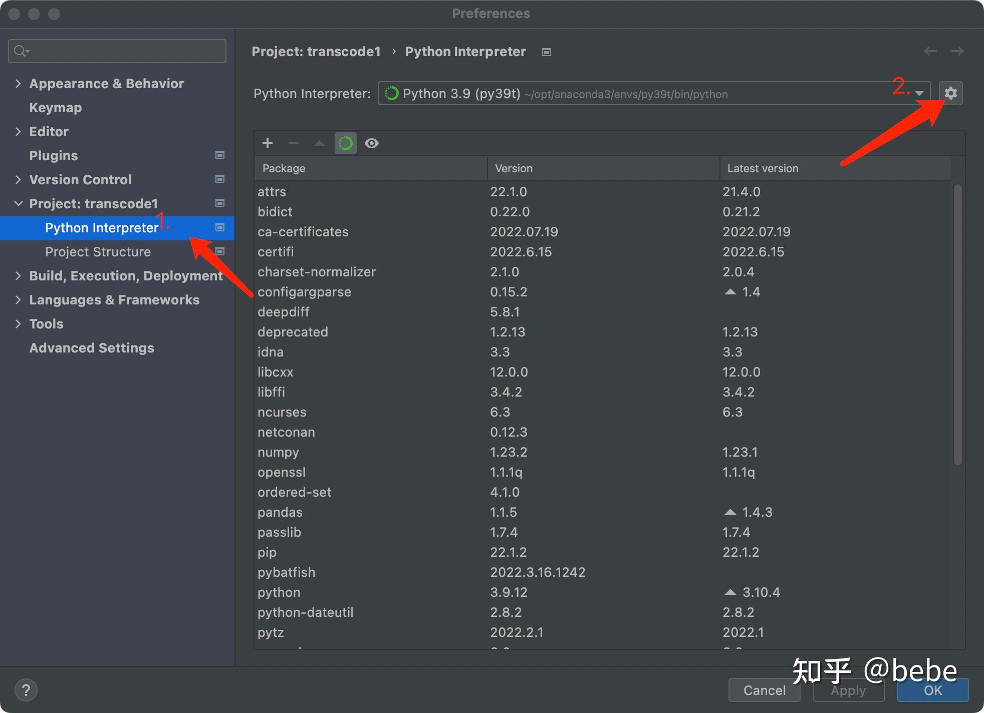 M1 Mac 安装pandas出现版本问题，在PyCharm中配置相关环境 - 知乎