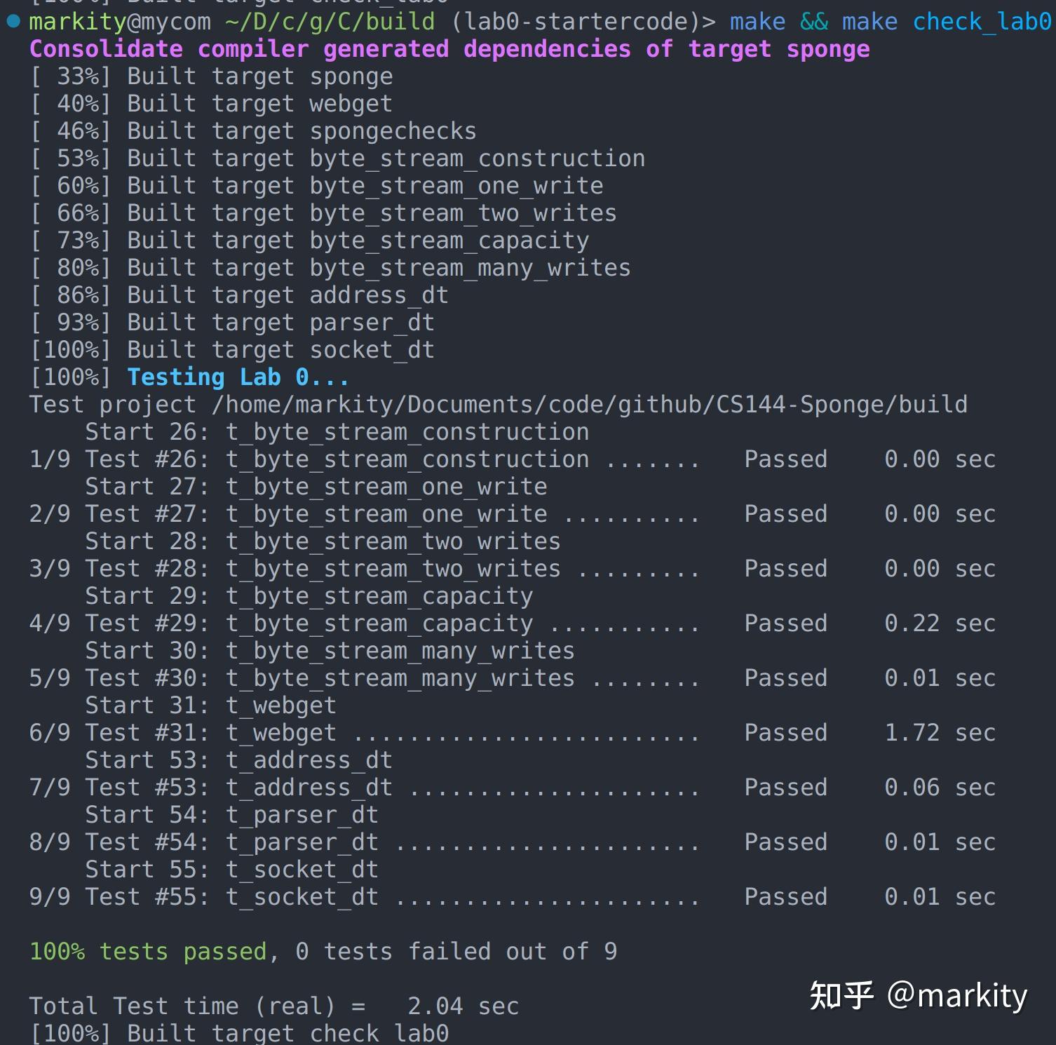入坑CS144: lab0全流程贯穿 - 知乎