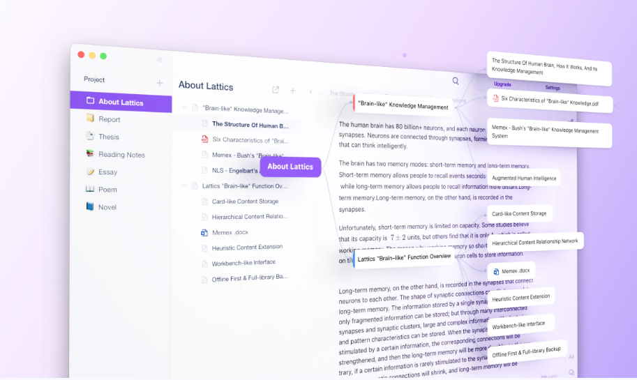 Lattics使用体验：进可卡片，退可线性 - 知乎