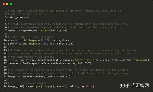 PyTorch3D多视角渲染.OBJ模型 - 知乎