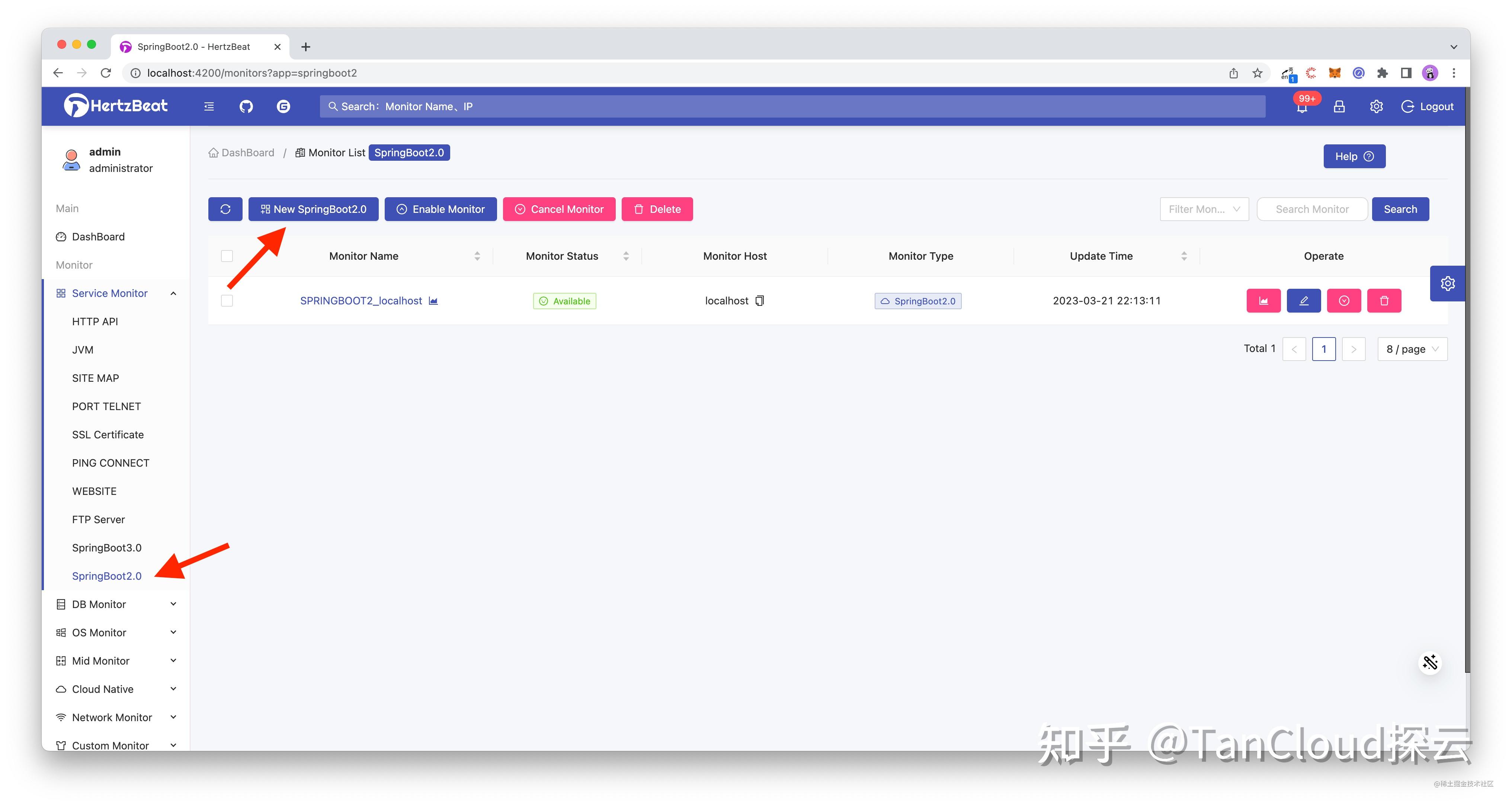 使用 HertzBeat 5分钟搞定 SpringBoot2 监控告警 - 知乎