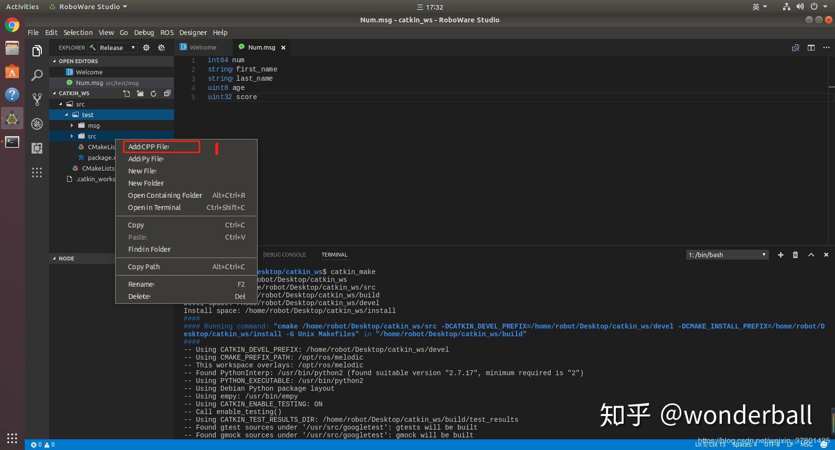 机器人操作系统ROS-Roboware Studio教程（ROS melodic） - 知乎