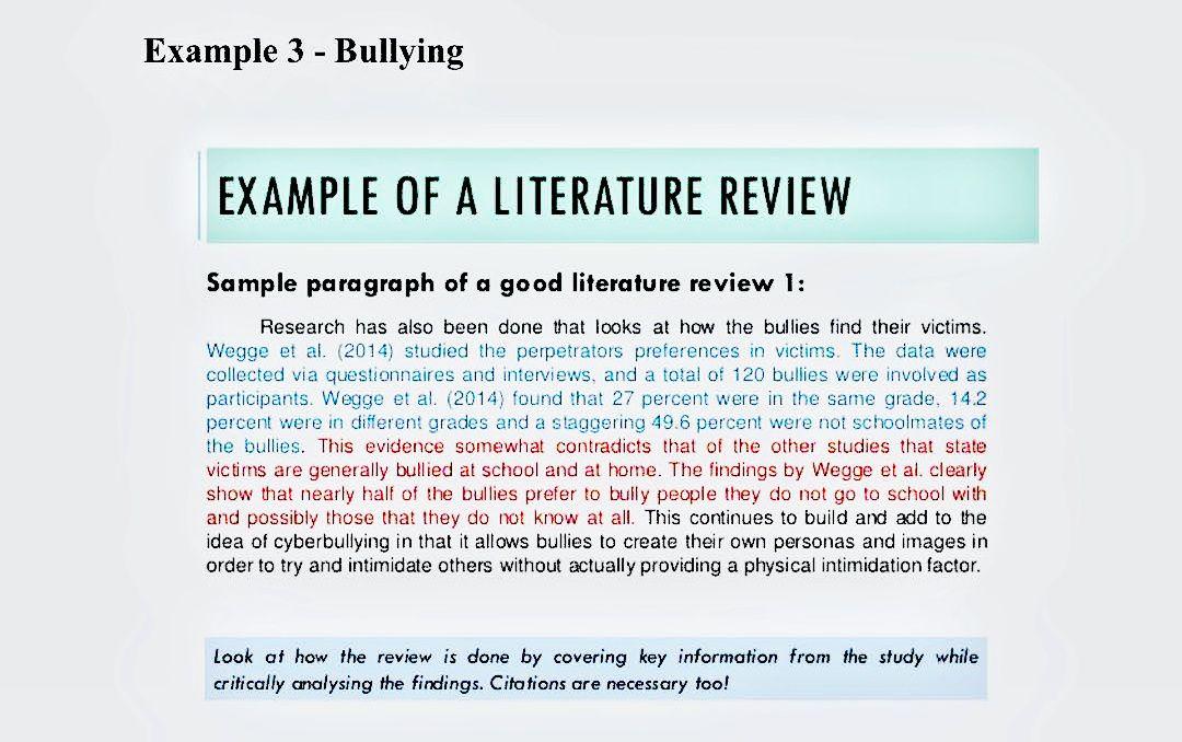 Literature Review Skills & Examples - 知乎