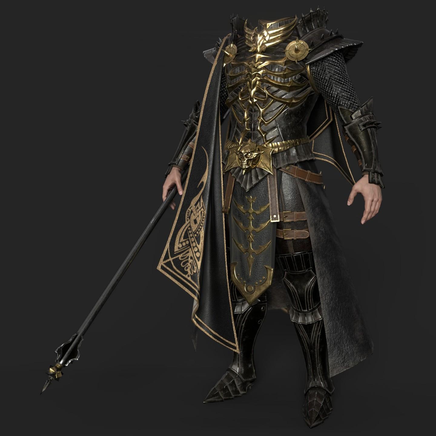 【元素推荐】韩国3D艺术家Ed Pantera作品欣赏149p 写实角色 铠甲 - 知乎