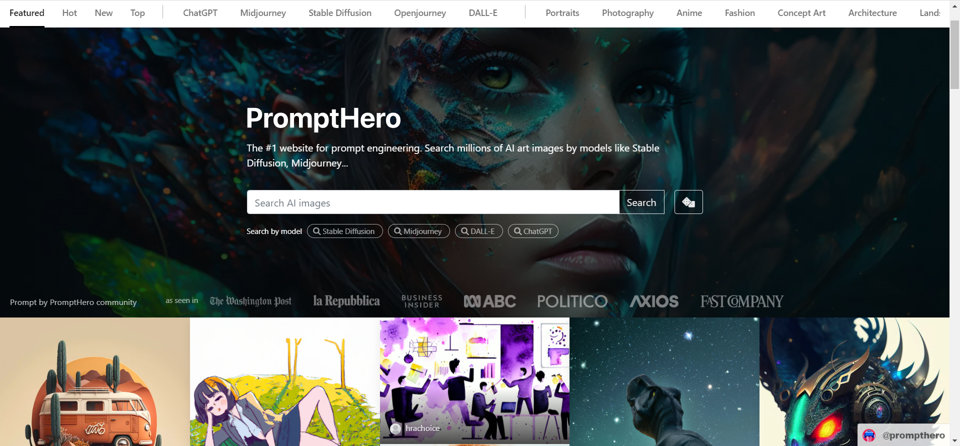 分享 9 个获取高质量 AI 绘画 Prompt 网站 - 知乎