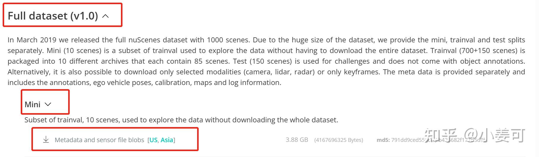 Nuscenes数据集介绍 - 知乎