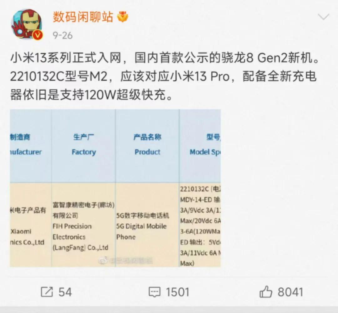 小米13终极曝光！200W闪充徕卡影像，还有骁龙强芯加持，下月就发 - 知乎