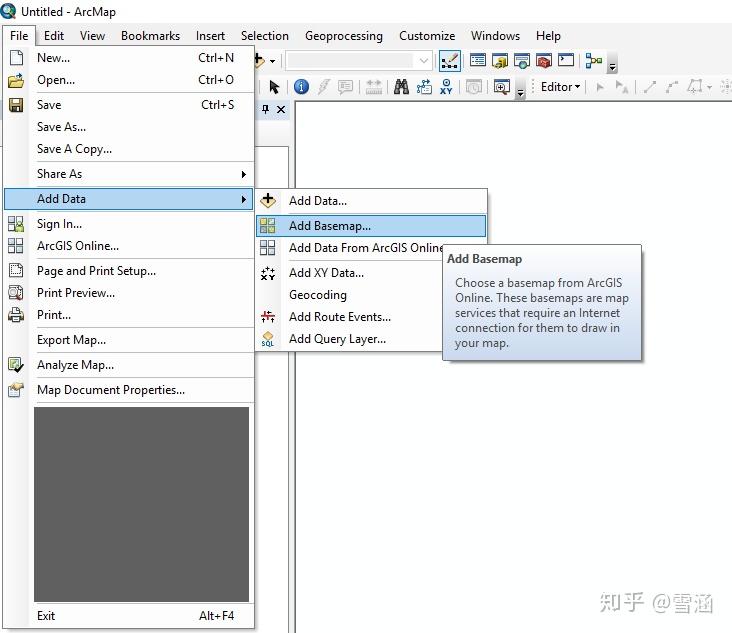 在 ArcMap 中添加 ArcGIS Online 底图的另一种方法 - 知乎