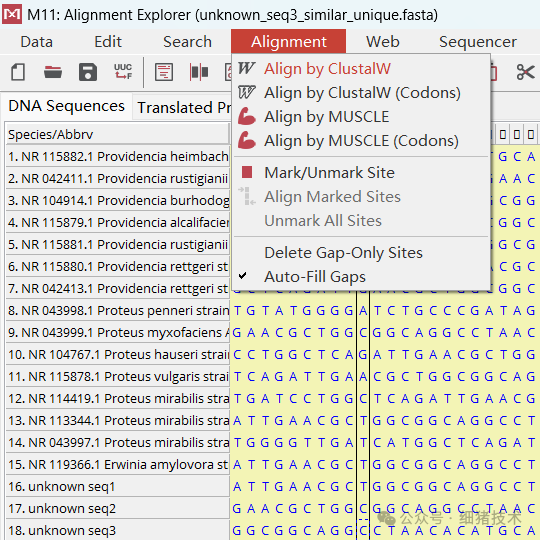 通过MEGA程序构建系统发育树来推断未知序列来源 - 知乎