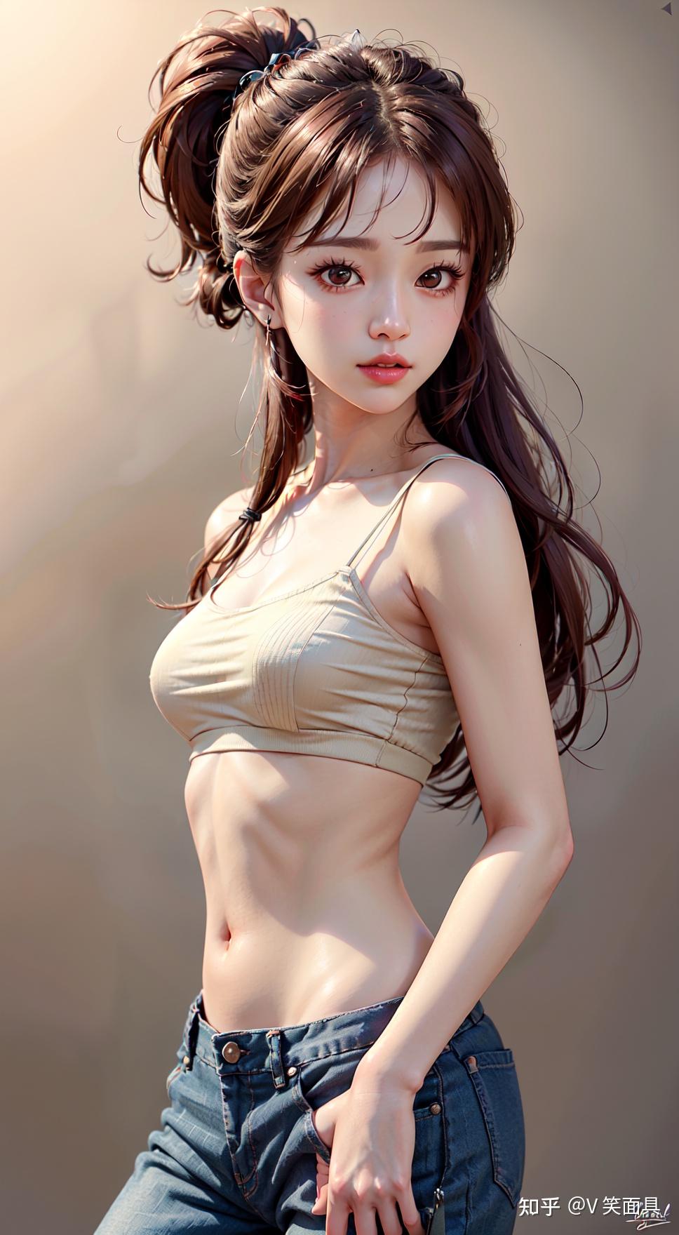 性感2.5DAI美女超级漂亮小姐姐，极品身材【模型+lora+图包下载】 - 知乎