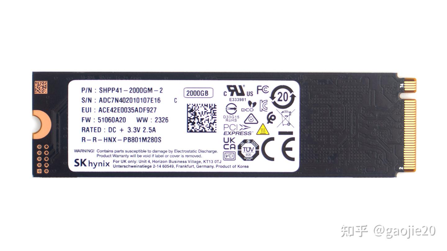 迟到的巨头--SK Hynix Platinum P41 2TB SSD专业向评测 - 知乎