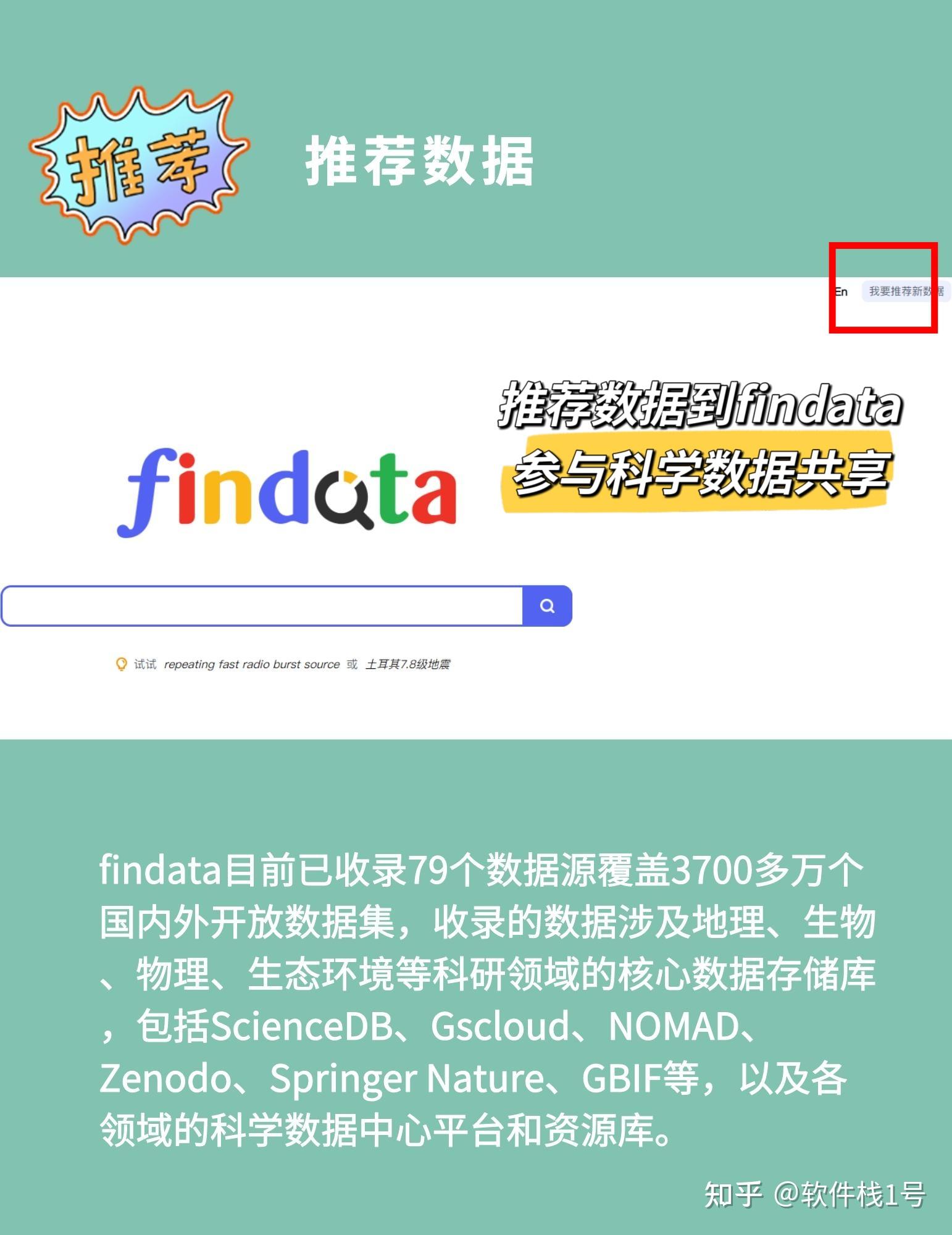 还在发愁找不到科学数据？快来findata - 知乎
