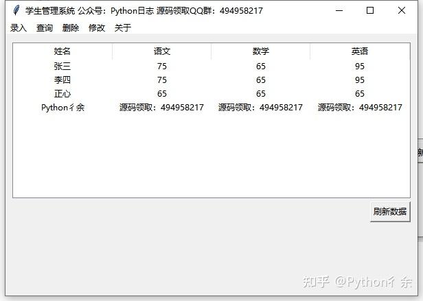 【python项目】毕业设计必备，python基于面向对象tkinter打造学生信息管理系统 附源码 知乎