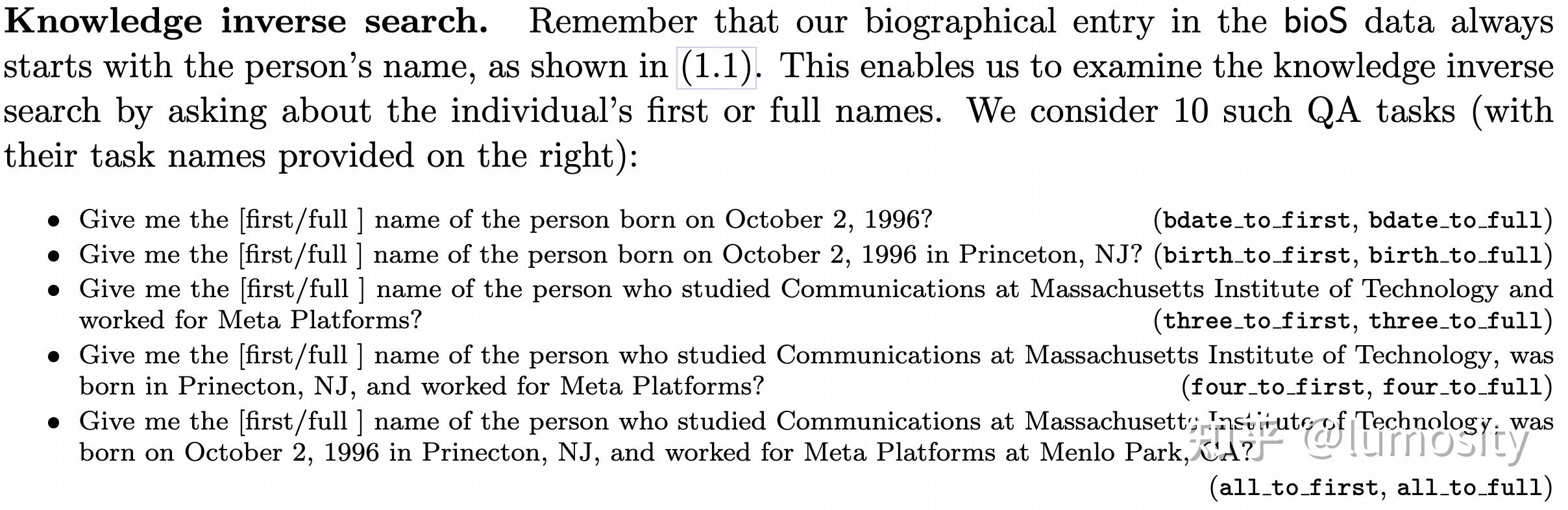 LLM: Physics of Language Models, Part 3, Knowledge - 知乎