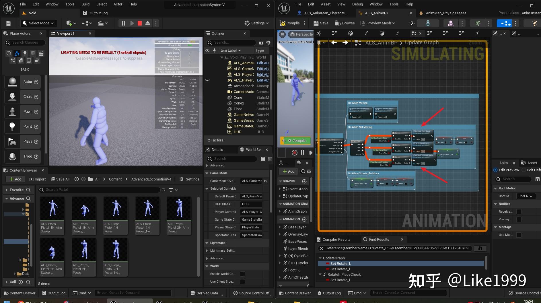 【Advanced locomotion system】ALS 简述 - 知乎