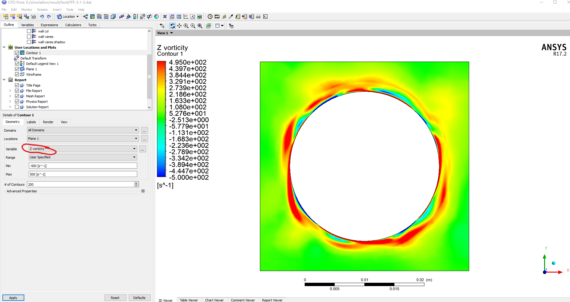 CFD-POST妙招：做出和tecplot一样的涡量图 - 知乎