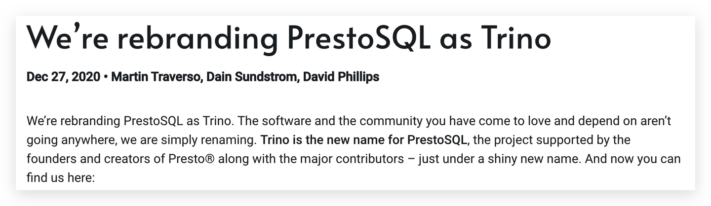 简单了解下Trino引擎 - 知乎