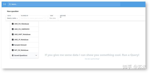 Metabase使用教程 - 知乎