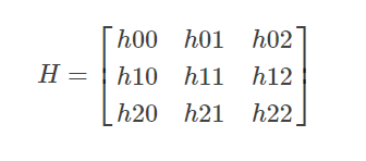 单应矩阵Homography简介与运用（C语言） - 知乎