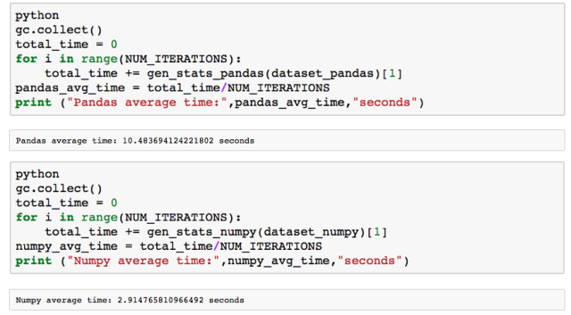 数据处理性能对比（Python原生 vs Pandas vs Numpy） - 知乎