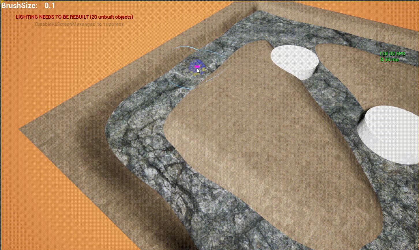 [UE4] FlowMap Painter Tool - 知乎